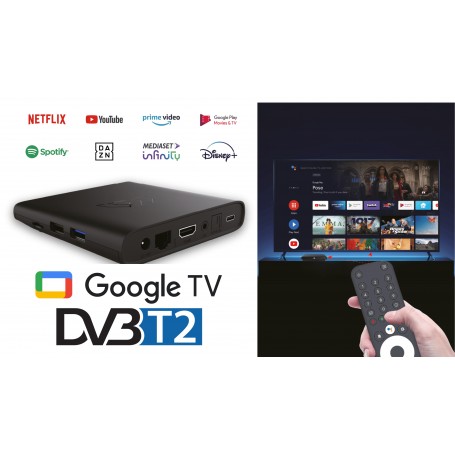 DECODER 4K CERT.GOOGLE ANDROID-SAT-DTT